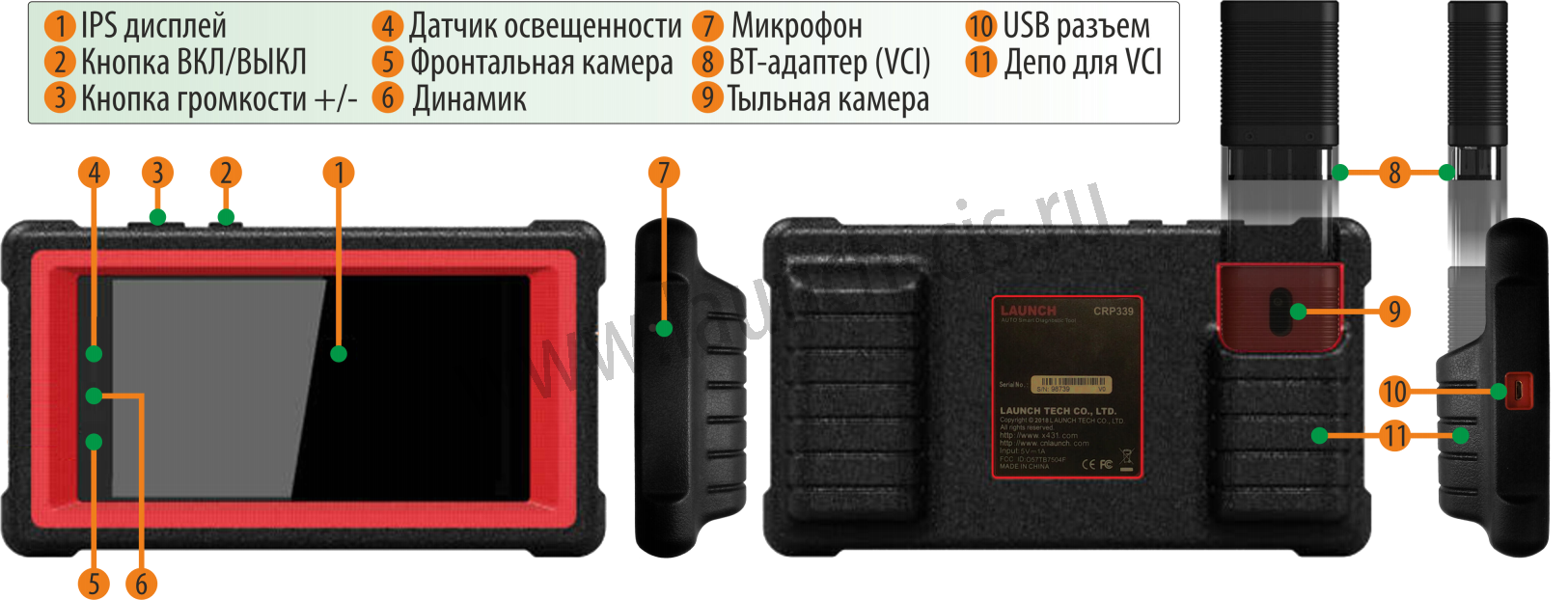 CRP339 / Launch СНГ — официальное представительство компании LAUNCH в ...